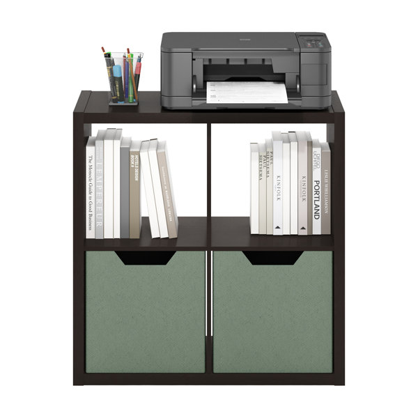 Latitude Run Lecory 76.2Cm H x 76.2Cm W Standard Bookcase | Wayfair.co.uk